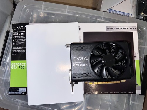 EVGA GeForce GTX 750Ti 2GB GDDR5 Graphic Card - CIB - TESTED, with EVGA ...