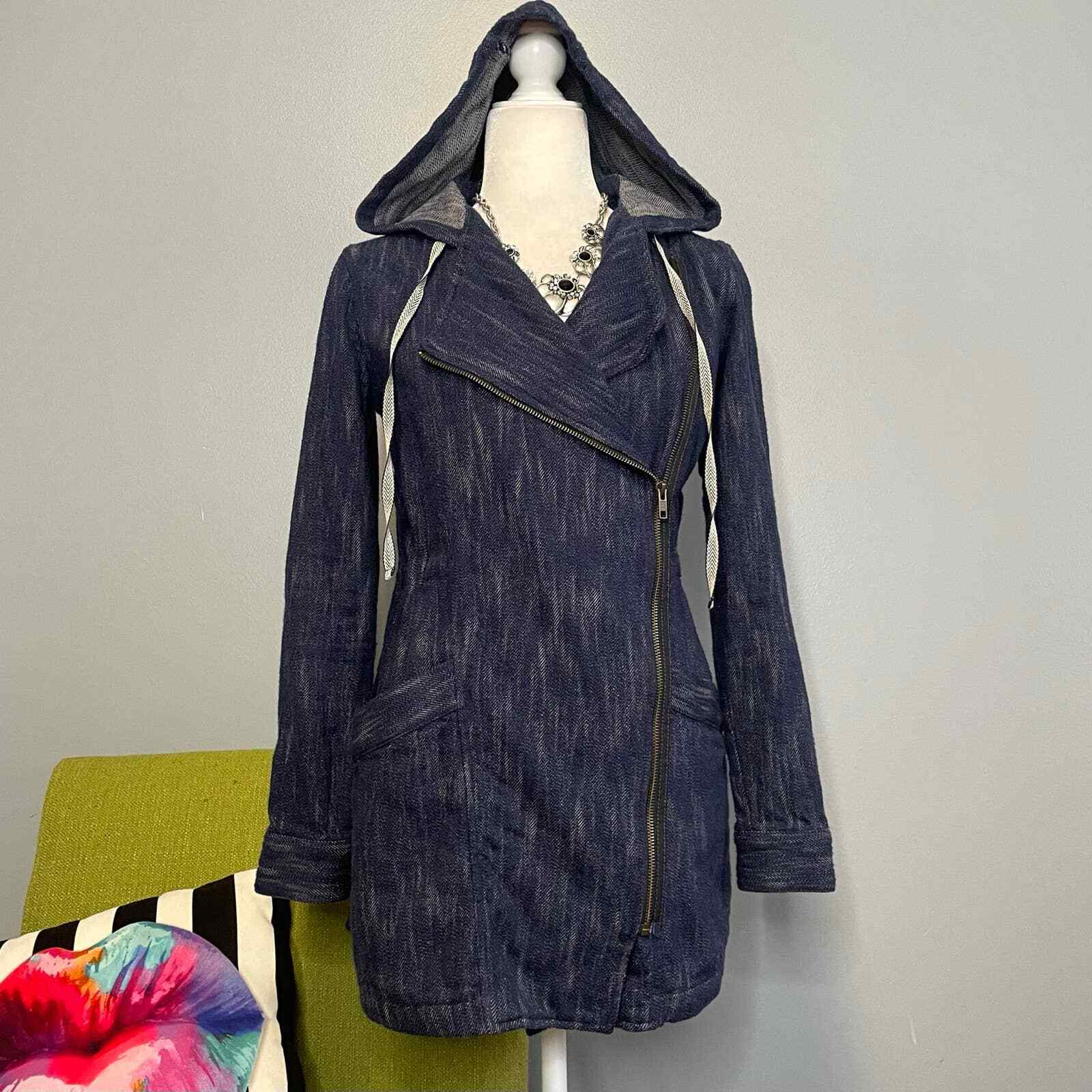 Cabi Adventure Anorak Indigo Blue Hooded Jacket #5100… - Gem