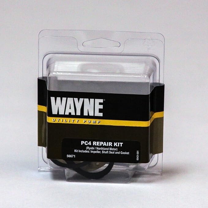 Wayne Esp15 Wayne PC4 Repair Kit - Includes Shaft Seal, Impeller ...