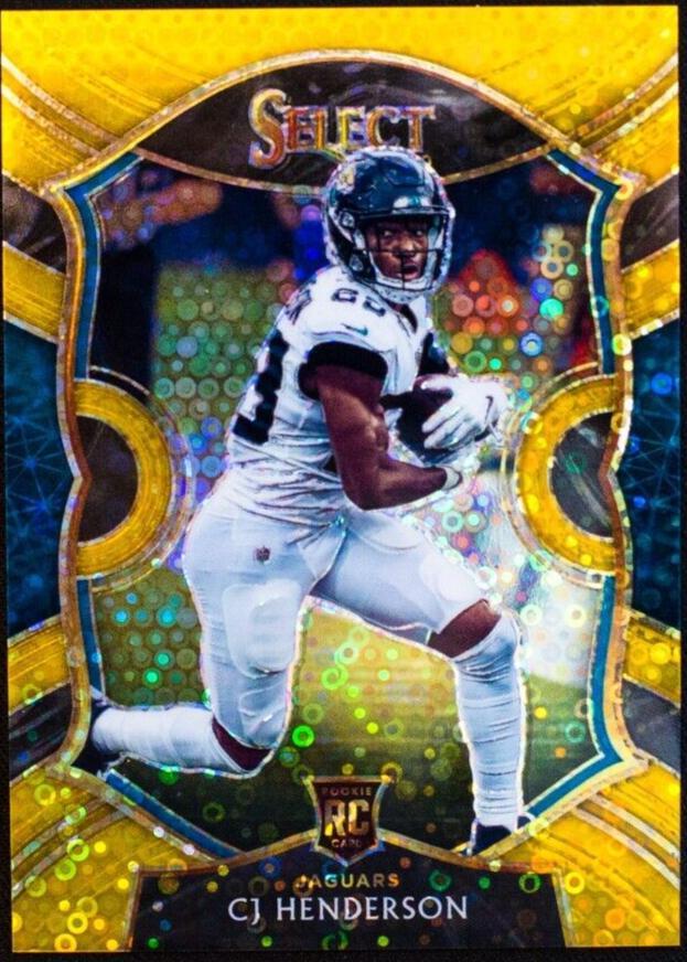 2020 Panini Select - Concourse CJ Henderson #89 Gold Disco Prizm /10 ...