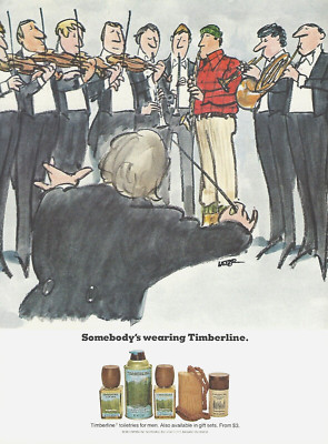 1977 Timberline After Shave Cologne Illustration vintage Print AD ...