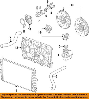 GM OEM-Engine Coolant Recovery Tank 13465094 | eBay