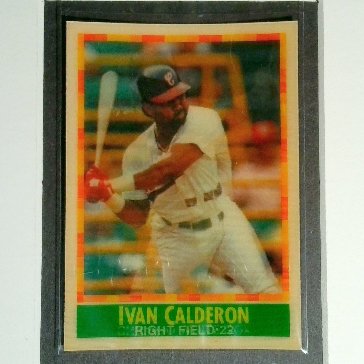 #167 Ivan Calderon 1990 Sportflics Base Card Chicago White Sox | eBay