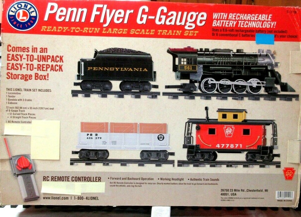 LIONEL 7-11191 PENN FLYER G-GAUGE NEW | eBay