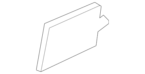 Genuine GM Primed Rear Bumper Fascia Tow Eye Access Hole Cover 87816952 ...