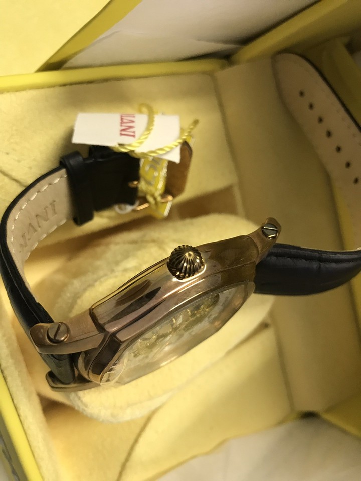 INVICTA Bronze Skeleton Hand Winding WATCH # 2050 SWISS MOVEMENT | eBay