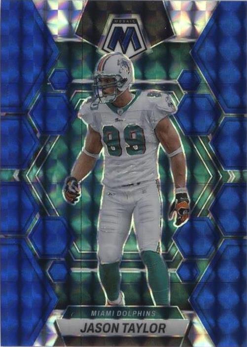 2023 Panini Mosaic - Jason Taylor #149 Blue Mosaic Prizm /99 for sale ...