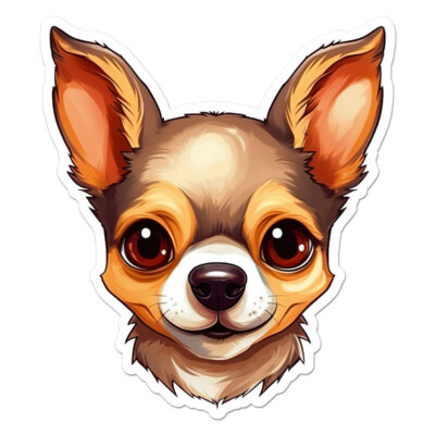 Chihuahua Dog, Vinyl Decal Sticker, Indoor Outdoor, 3 Sizes, #11326 | eBay