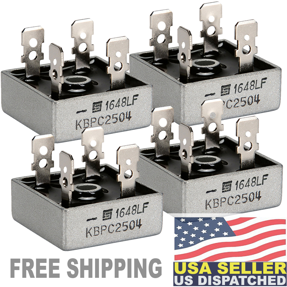 SOLID STATE - Bridge Rectifier Diode, Single, 400V, 25A, 35A, 100V ...