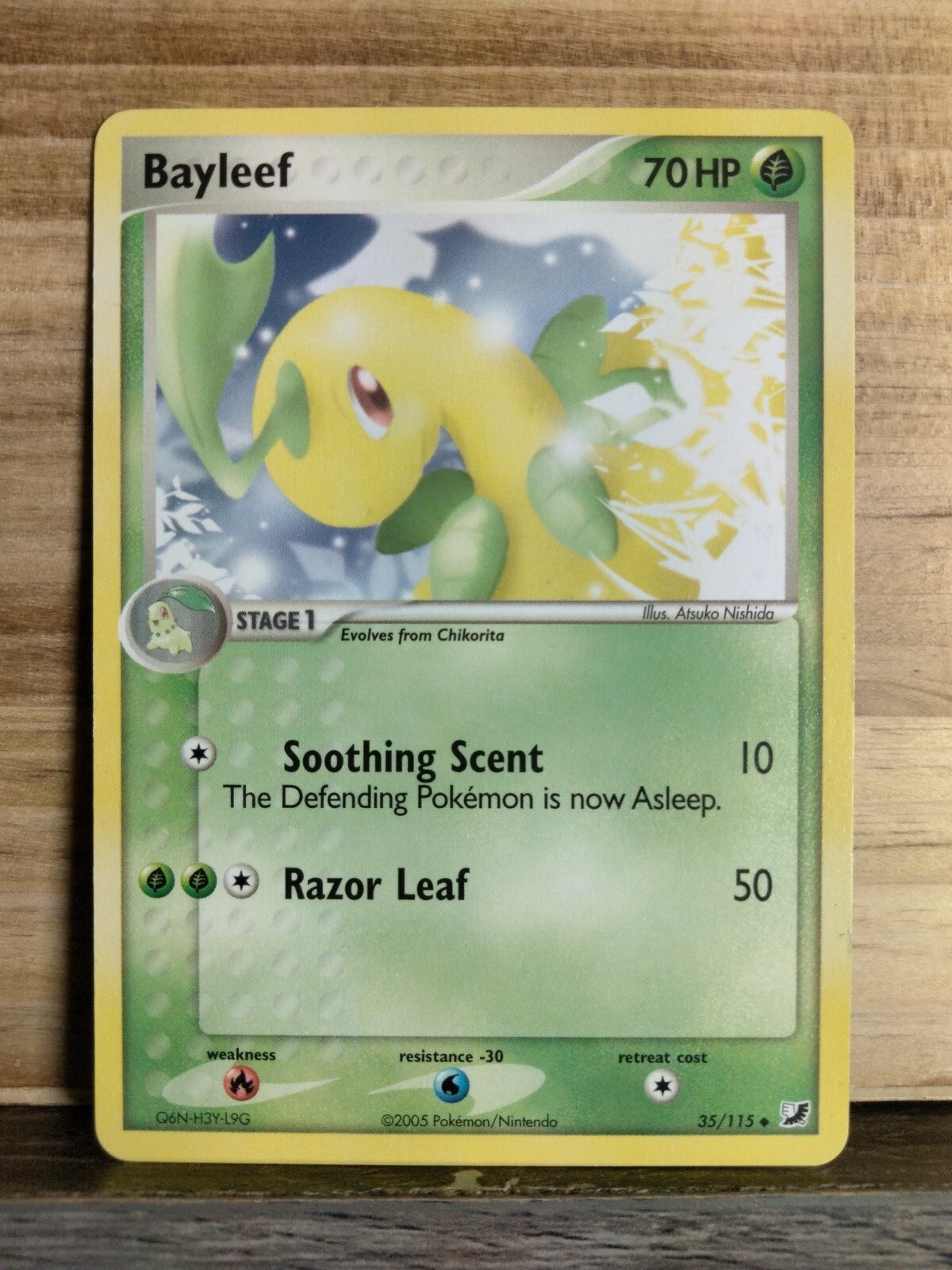 Pokémon TCG Bayleef EX Unseen Forces 35/115 Reverse Holo Uncommon for ...