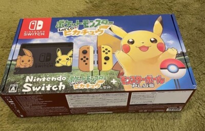Nintendo Switch Pikachu Edition Pokemon Let's Go! Pikachu + Poke Ball ...