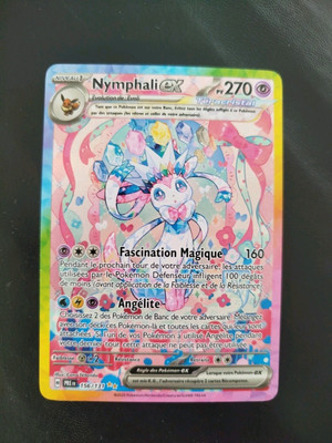 Carte Pokemon Nymphali ex 8.5 Evolution Prismatique Alternative 156/131 ...