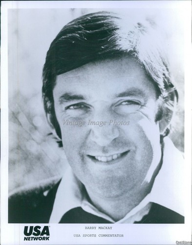 Barry Mackay Usa Network Sports Commentator Portrait Actor 8X10 Vintage ...