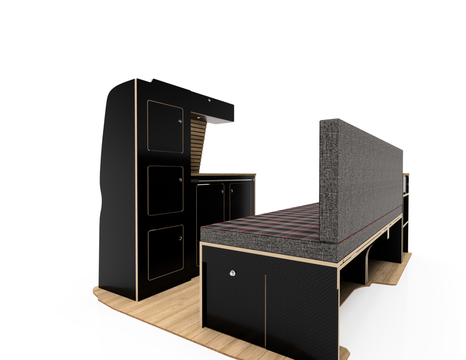 SWB Sliding bed , Wardrobe & Cabinet Bundle T5/T6 VW | eBay UK