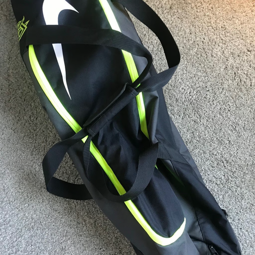 Nike Nylon Baseball Bat Bag Swoosh Black Green Kids Sports Bag | eBay