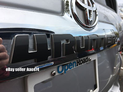 Toyota 4Runner Rear Emblem Decal 2010 2011 12 13 14 15 16 17 18 19 2020 ...