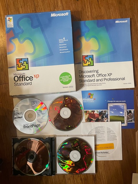 X08-62310 MICROSOFT OFFICE XP STANDARD CDROM 2002 EDITION for sale online | eBay