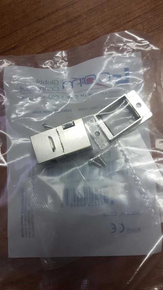 LOT OF 6 PCS. L-COM ECF504-SC6 ADAPTOR, RJ45, JACK TO JACK, 8WAY | eBay