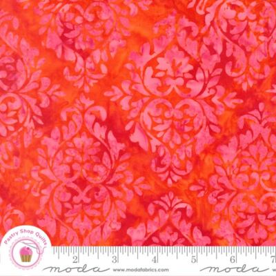 BONFIRE BATIKS 4364 20 Red Pink Fire MODA BATIKS Quilt Fabric | eBay