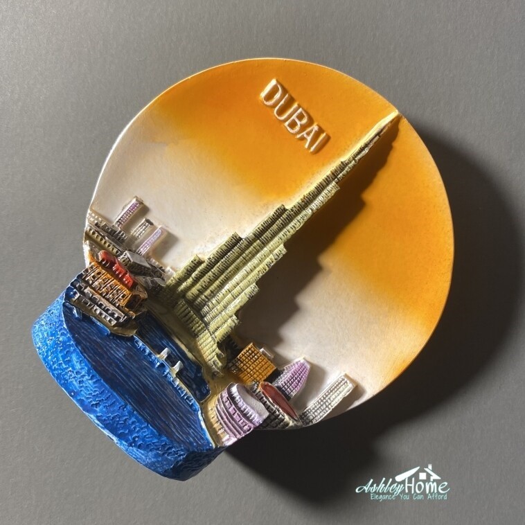 Burj Khalifa in Dubai Tourist Gift Souvenir 3D Resin Refrigerator ...
