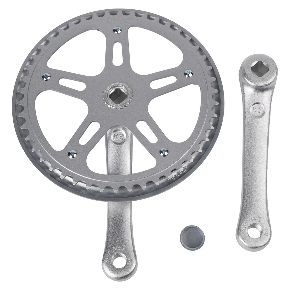 152MM AL6061 Crankset for Folding Bikes with 46 Teeth Square Hole ...