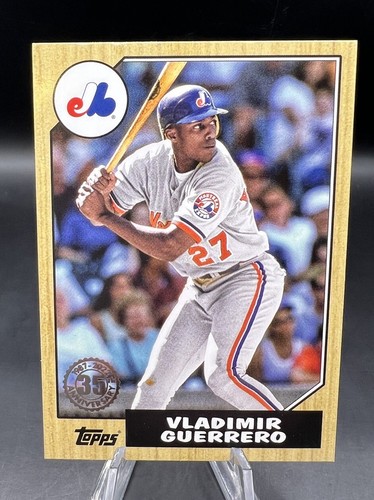 2022 Topps 1987 35th Anniversary Vladimir Guerrero #T87-6 Montreal ...
