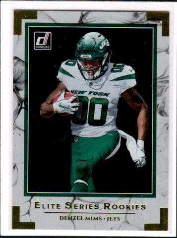2020 Panini Donruss Denzel Mims ELITE SERIES ROOKIES RC ROOKIE CARD # ...