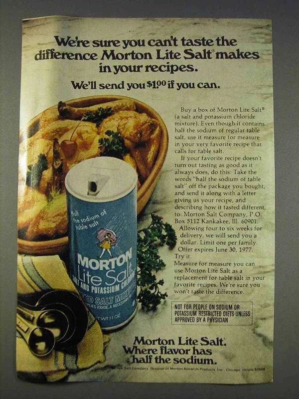Morton Lite Salt