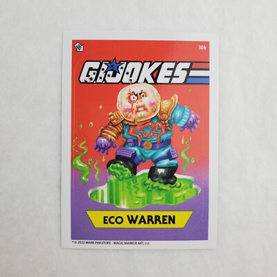 Gi Jokes Eco Warren 30b Gi Joe Parody Cesspool 2022 Trading Card | eBay