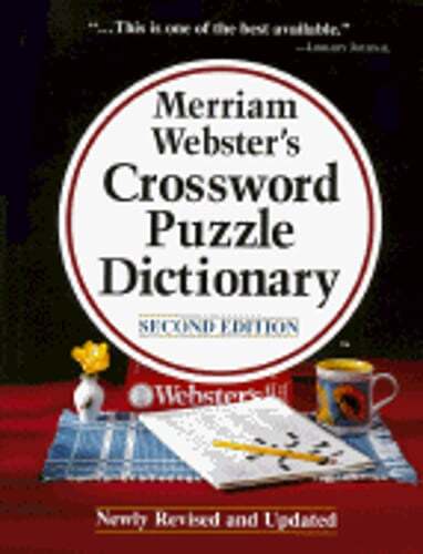 Merriam Webster's Crossword Puzzle Dictionary by Merriam-Webster: Used ...