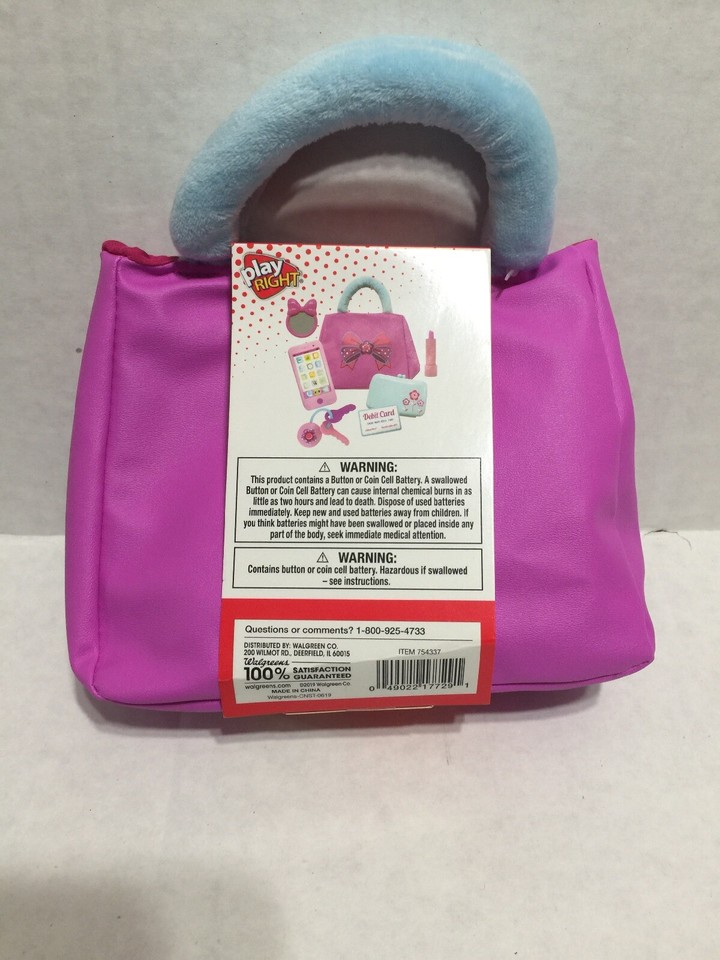 Play Right ~ My First Purse Purple/Blue ~ Brand New | eBay