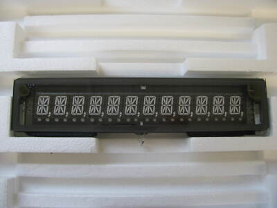 Noritake/iTron FG1213B1 (5AB) Japan 6" x 1" VFD Vacuum Fluorescent ...