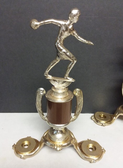 Trophy Parts 2 Gold Women Bowler Toppers | eBay