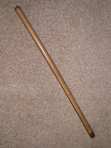 Antique British Military Leather Clad Officers Swagger Stick - 62cm ...