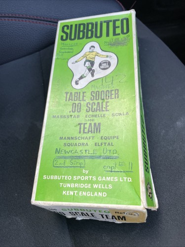 Subbuteo Motherwell HW Team Ref 185 -EMPTY BOX with Original Ref ...