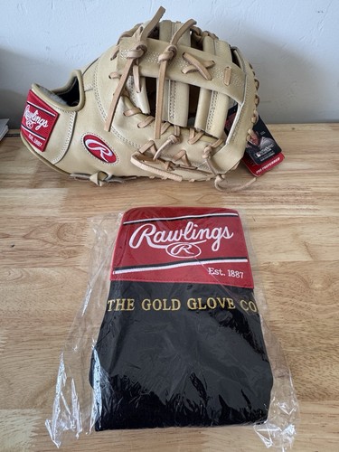 New Rawlings Pro Preferred 13" Baseball First Base Mitt RHT Camel/Red ...