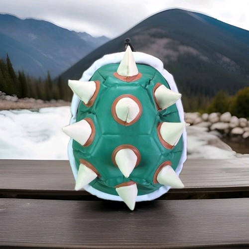 Bioworld Super Mario Green Bowser Shell Backpack Back To School Back ...