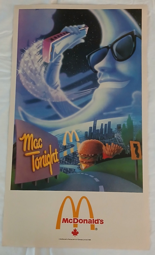 "Rare Vintage" ))) MAC TONIGHT POSTER & BOOK COVER ((( Canada 1989 | eBay