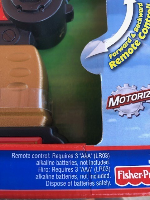 Thomas & Friends Trackmaster R/C HIRO Remote Control Motorized Engine ...