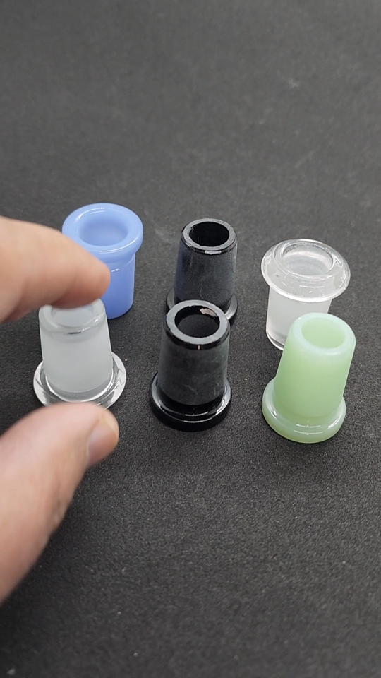 2 Pack 18mm Male to 14mm Female Color Glass Adapters Reducer | eBay