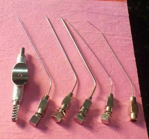 ENT Ear Suction Tip Set 12G to 22G with Suction Adaptor 6 pc Free ...