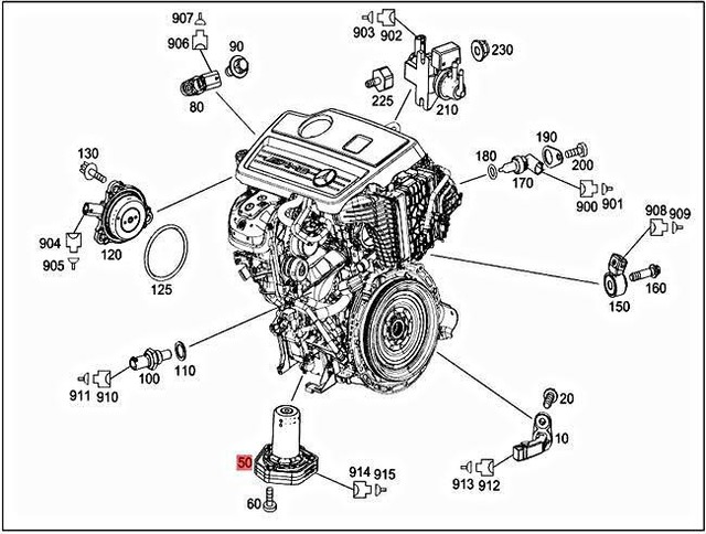 Genuine MERCEDES BENZ CLA C a Class Oil Level Sensor A0011531932 OEM T7 ...