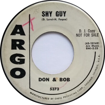 Don & Bob - Shy Guy (7", Promo) (Very Good Plus (VG+)) - 2893931638 | eBay