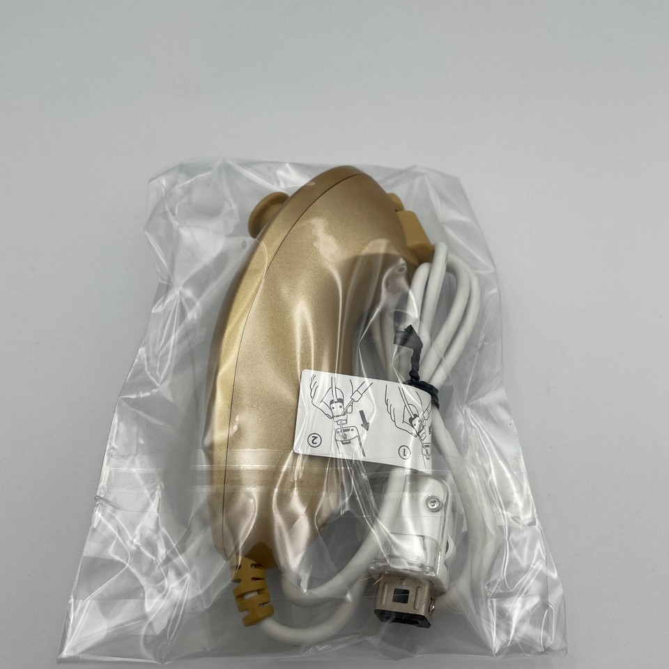 Club Nintendo Wii Golden Nunchuk Nunchuck Gold Controller Cube Japan ...