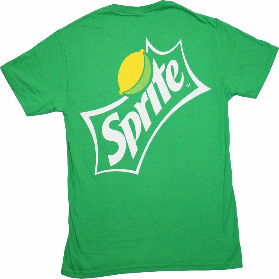 Sprite New Adult T-Shirt - Obey Your Thirst Lapel Logo back | eBay