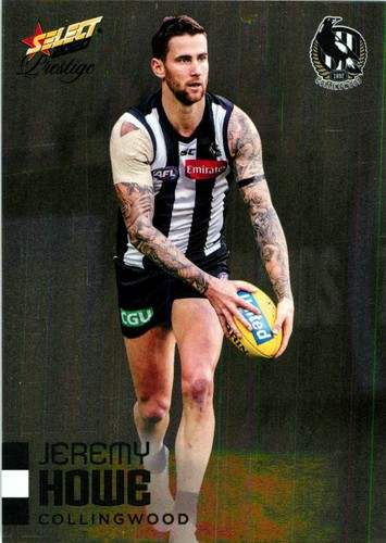 2020 COLLINGWOOD MAGPIES AFL Card JEREMY HOWE Footy Stars Prestige ...