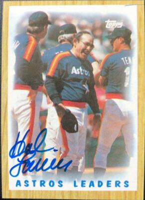 Hal Lanier Autographed 1987 Topps #531 | eBay