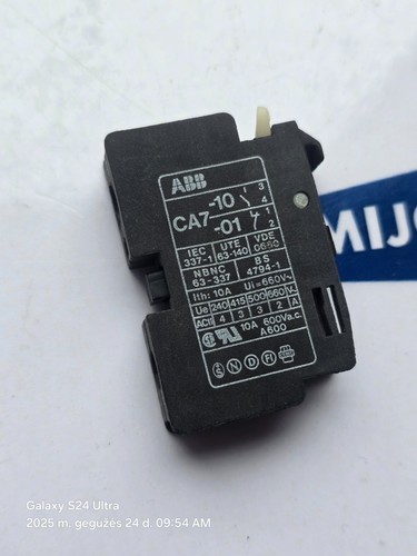 ABB CA7 01 Auxiliary Contact CA7 | eBay
