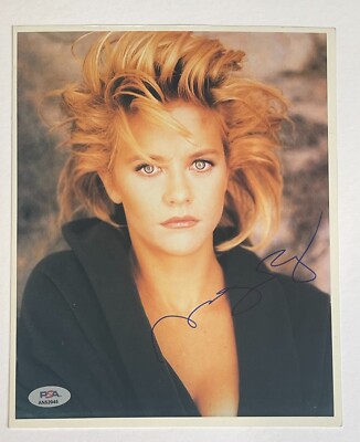 MEG RYAN SIGNED AUTOGRAPHED 8X10 PHOTO WHEN HARRY MET SALLY… PSA COA D ...