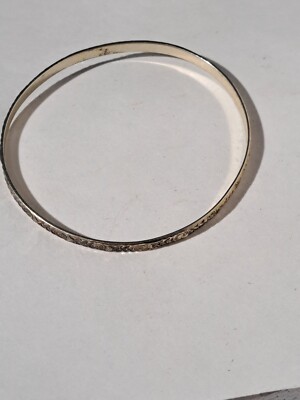 VINTAGE STERLING 925 QG SIGNED CARVED BRACELET 2.5" DIA | eBay